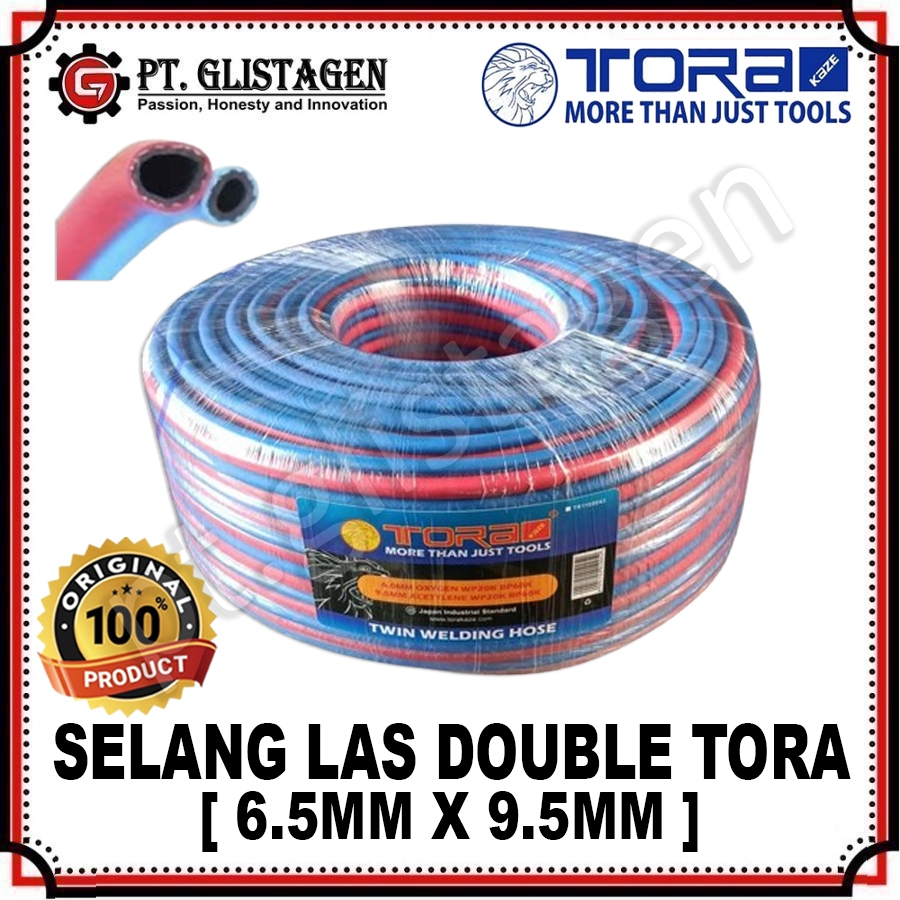 Jual TORA Selang Las Double Twin Welding Hose Blender Las Potong Karbit ...