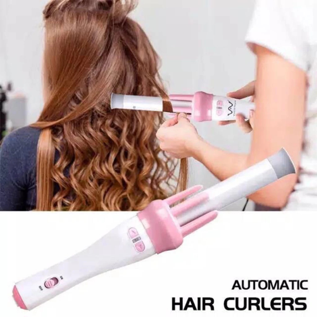 Jual New !!! Catokan Rambut Ceramics 34mm Catokan Curly Otomatis Curly Rambut 3IN1 Curling Iron ...