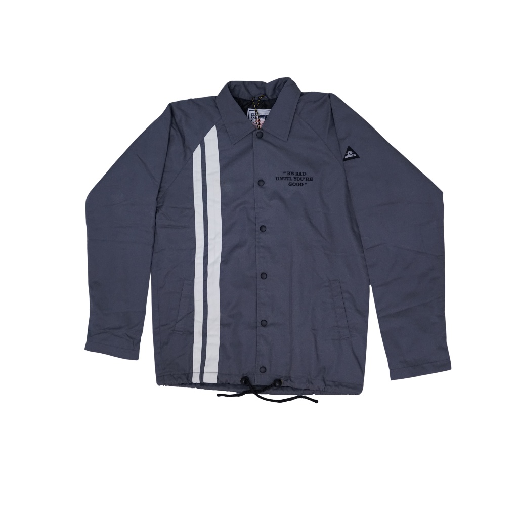Jual BRBL Born And Blessed Jacket Wind Breaker Abu Lengan Panjang Pria ...