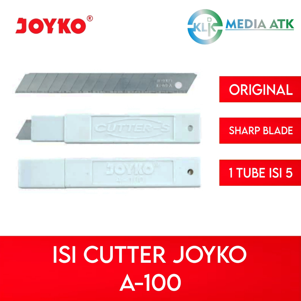 Jual Isi Ulang Refill Cutter Joyko A-100 - Isi 5 Pcs | Shopee Indonesia