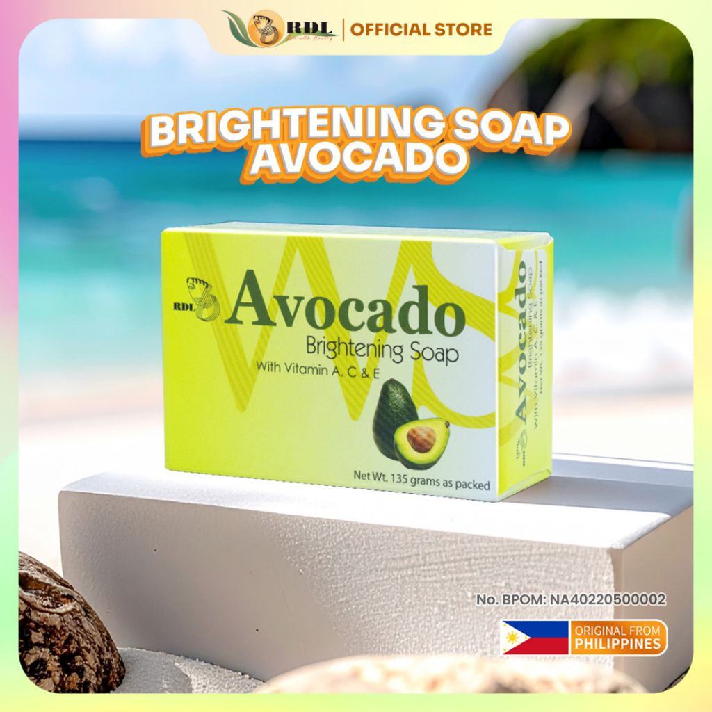Jual RDL Avocado Brightening Soap - Facial Wash Sabun Muka Ekstrak ...