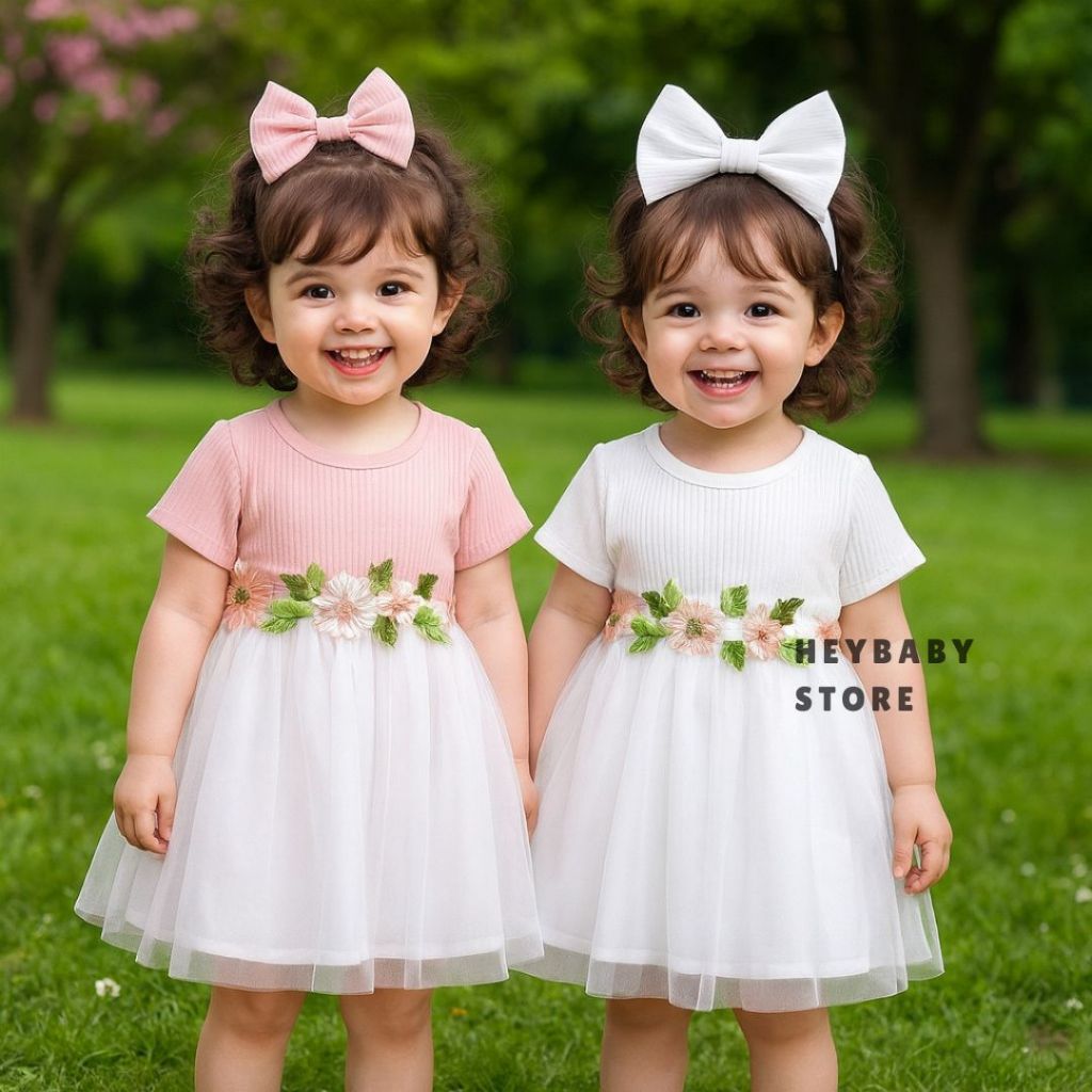 Jual PROMO 8.8 heybaby DRESS GIGGLES EBV Baju Dress Anak Perempuan ...