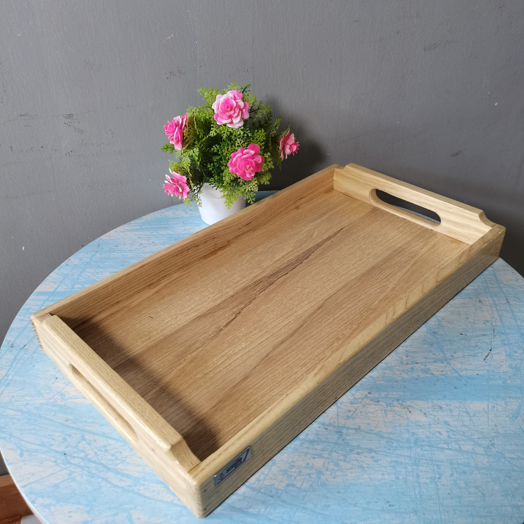 Jual Nampan Kayu Aesthetic Tatakan Tray Persegi Panjang Kayu | Shopee ...