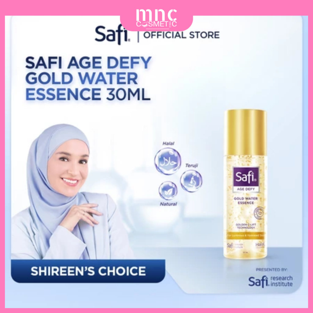Jual SAFI - Age Defy - Gold Water Essence 30ml/100ml - Serum Wajah Anti ...