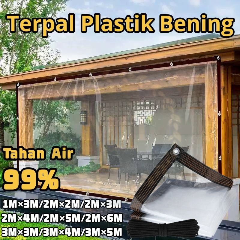 Jual Terpal Plastik Bening/Plastik UV Green Housetebal Plastik Bening ...
