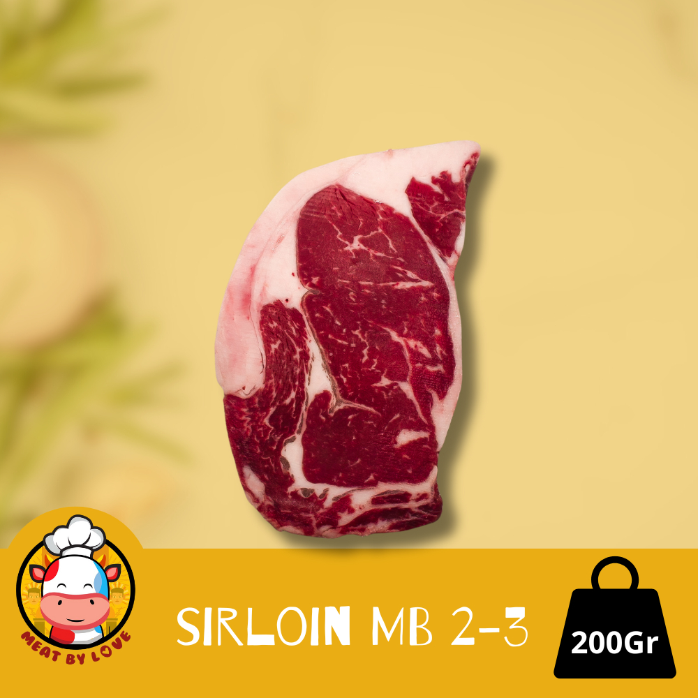 Jual Daging Sapi Sirloin Steak AUS Premium MB2 200g | Shopee Indonesia