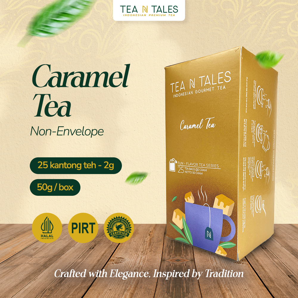 Jual TeaNTales Caramel Tea - Premium Black Tea Caramel Rendah Kafein ...