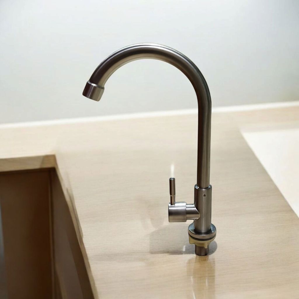Jual Kran pipa kichen sink stainlees/kran pipa meja stainlees | Shopee ...
