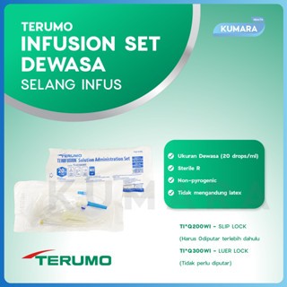Jual TERUMO - Infusion Set Dewasa TIQ300WI Box isi 100's | Shopee Indonesia