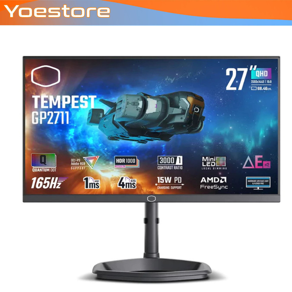 Jual Monitor mini-LED Cooler Master Tempest GP2711 27" mini-LED 1440p ...