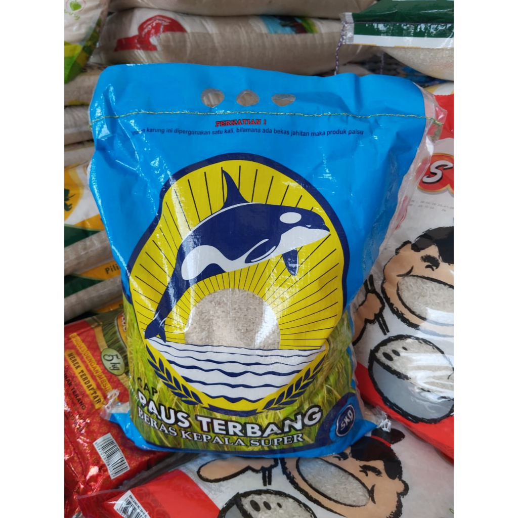 Jual Beras Paus Terbang 5kg | Shopee Indonesia
