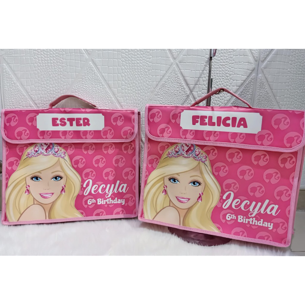 Jual Tas Map Folder Anak Custom (souvenir ultah) | Shopee Indonesia