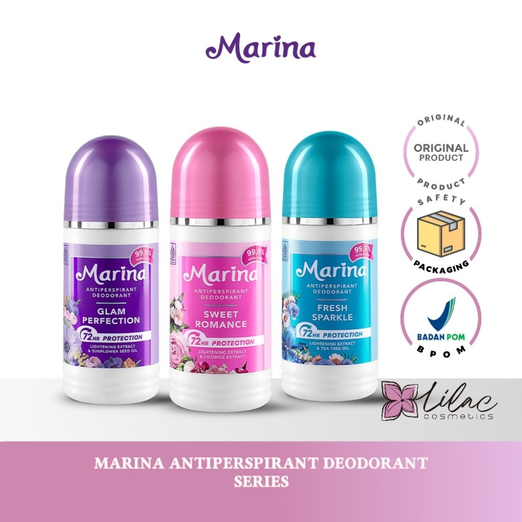 Jual MARINA Antiperspirant Deodorant 50ml | Shopee Indonesia