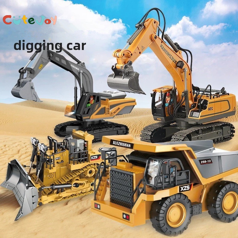 Jual CUTE JOY Excavator Remote Control 14 Channel Beko RC Excavator ...