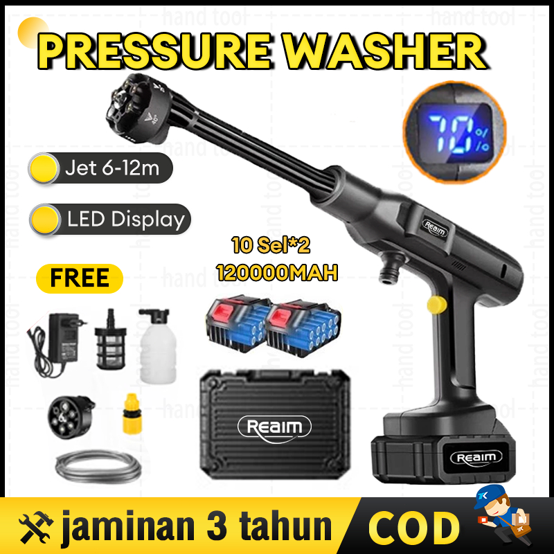 Jual Reaim Jet Cleaner 888V Alat Cuci Mobil 6IN1 Cuci Staem Ac Mobil ...