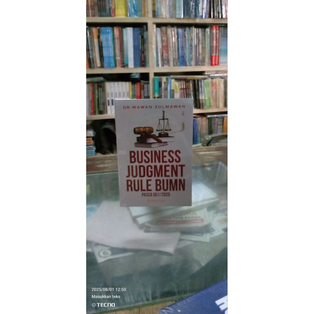Jual BUSINESS JUDGMENT RULE BUMN PASCA UU Thn 2025: Penulis: DR. WAWAN ZULMAWAN ( Tahun Terbit ...