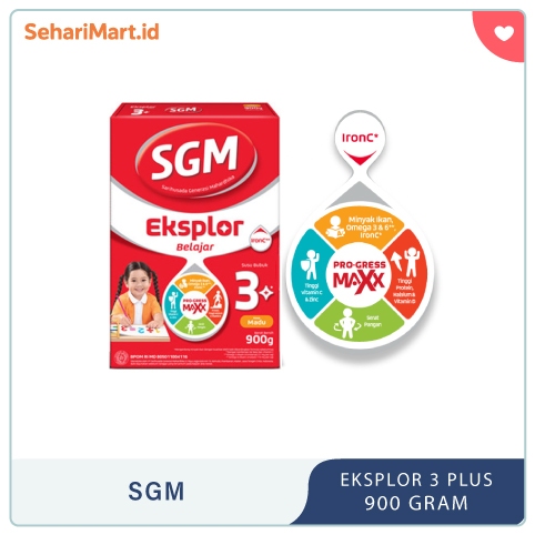 Jual SGM Eksplor 3 Plus Belajar 900gr – Susu Anak Usia 3-5 Tahun | Pro ...