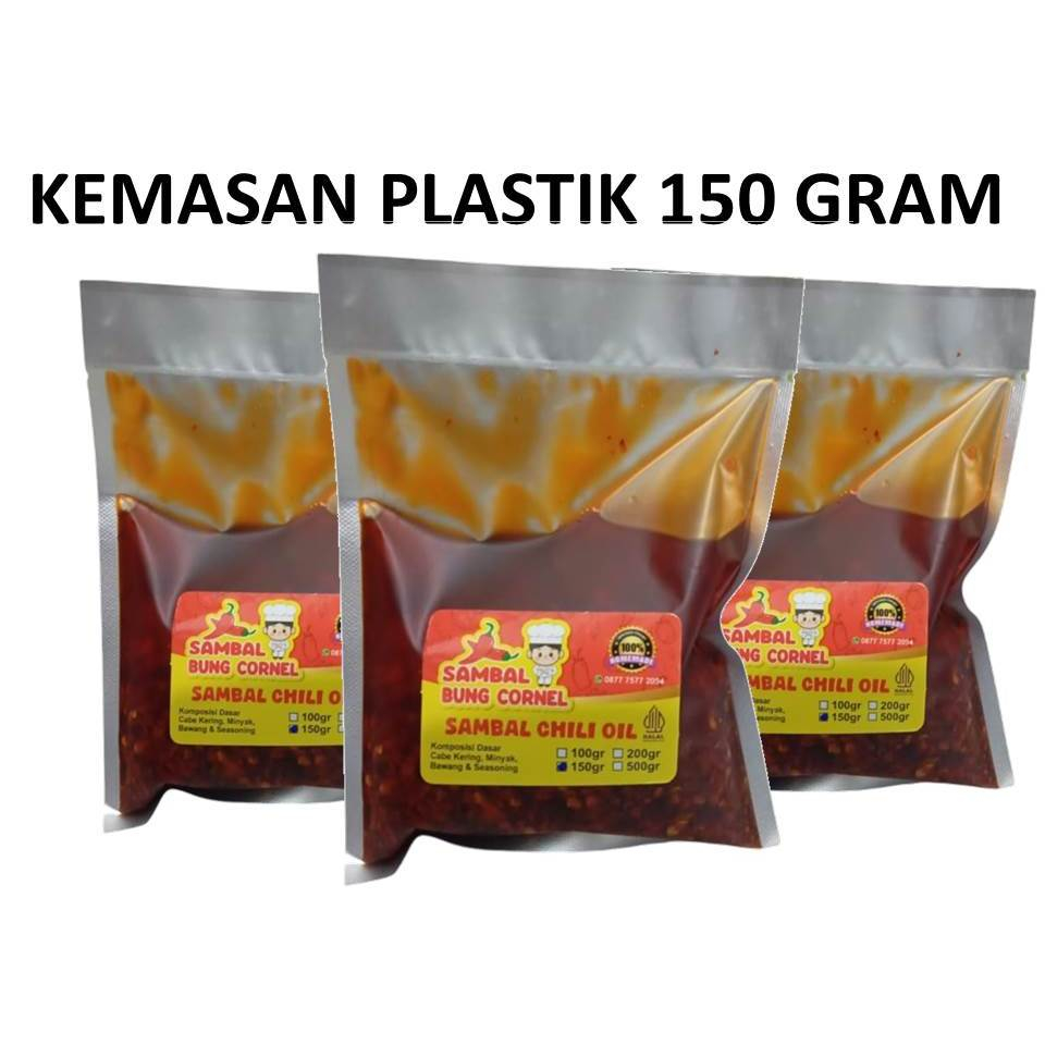 Jual Sambal Chili Oil kemasan sachet pedas gurih | Shopee Indonesia