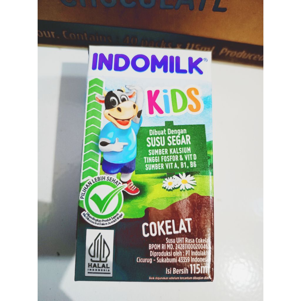 Jual Susu Indomilk UHT Kids Rasa Coklat 1 Pcs @115ml | Shopee Indonesia