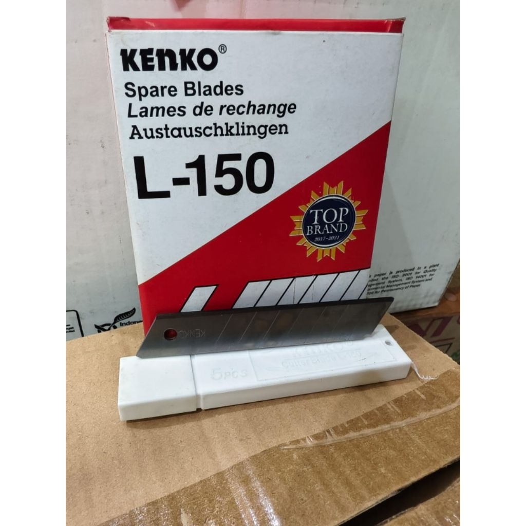 Jual refill cutter besar L150 kenko/isi cutter besar/harga per pack 12 ...