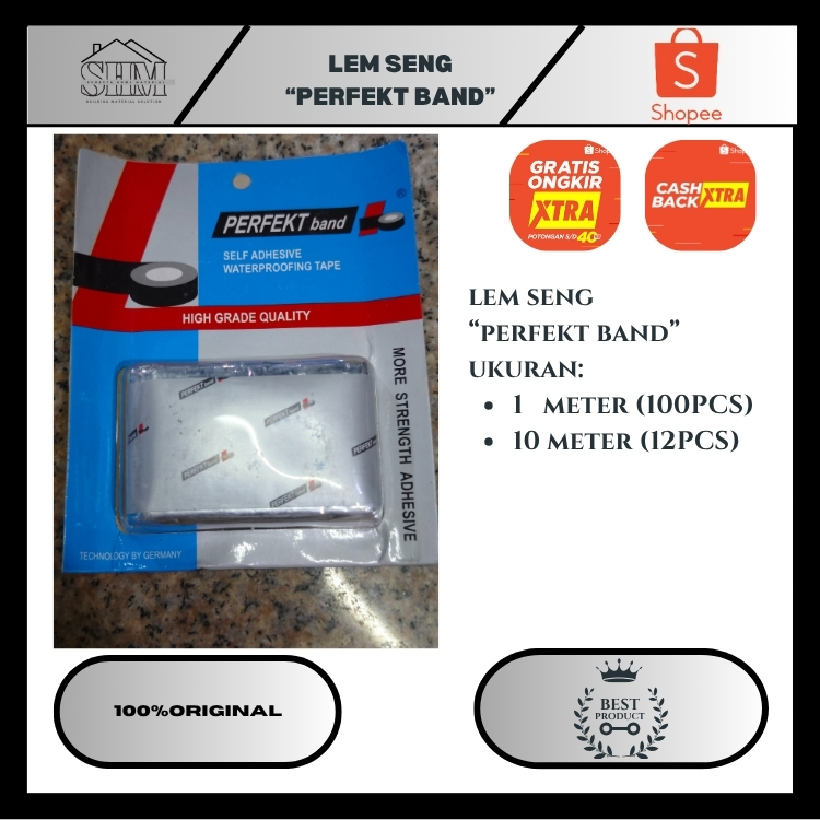 Jual LEM SENG LEM PEREKAT LEM SENG PERFEKT BAND 1 METER 5CM X 1 METER ...