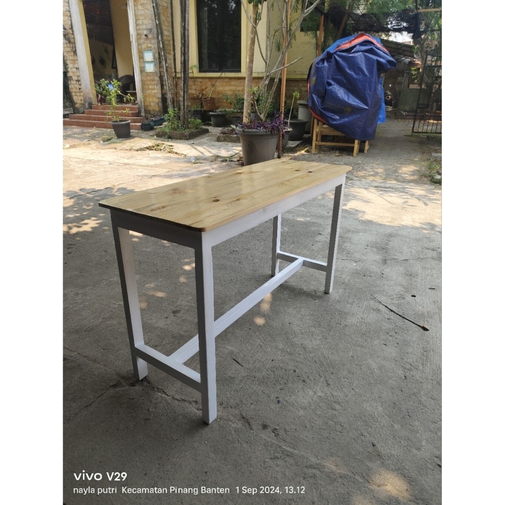 Jual custom meja U jati belanda 120x80x70 | Shopee Indonesia