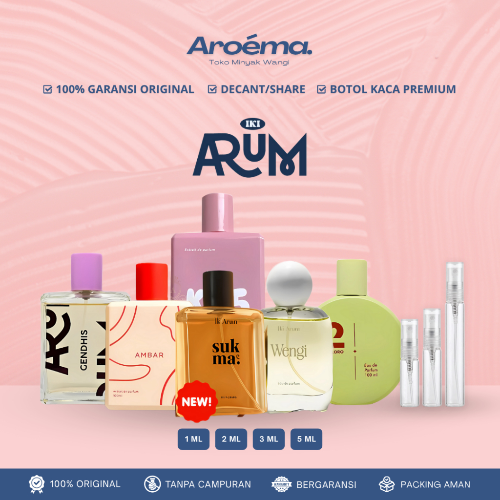 Jual Decant IKI ARUM Parfum Tester Share in Jar Parfume Travel size 2ml ...