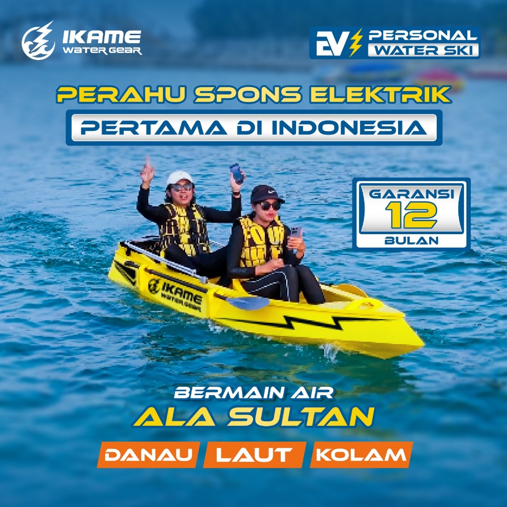 Jual Electric Spon Boat IKAME - Perahu Spons Motor Listrik | Shopee Indonesia