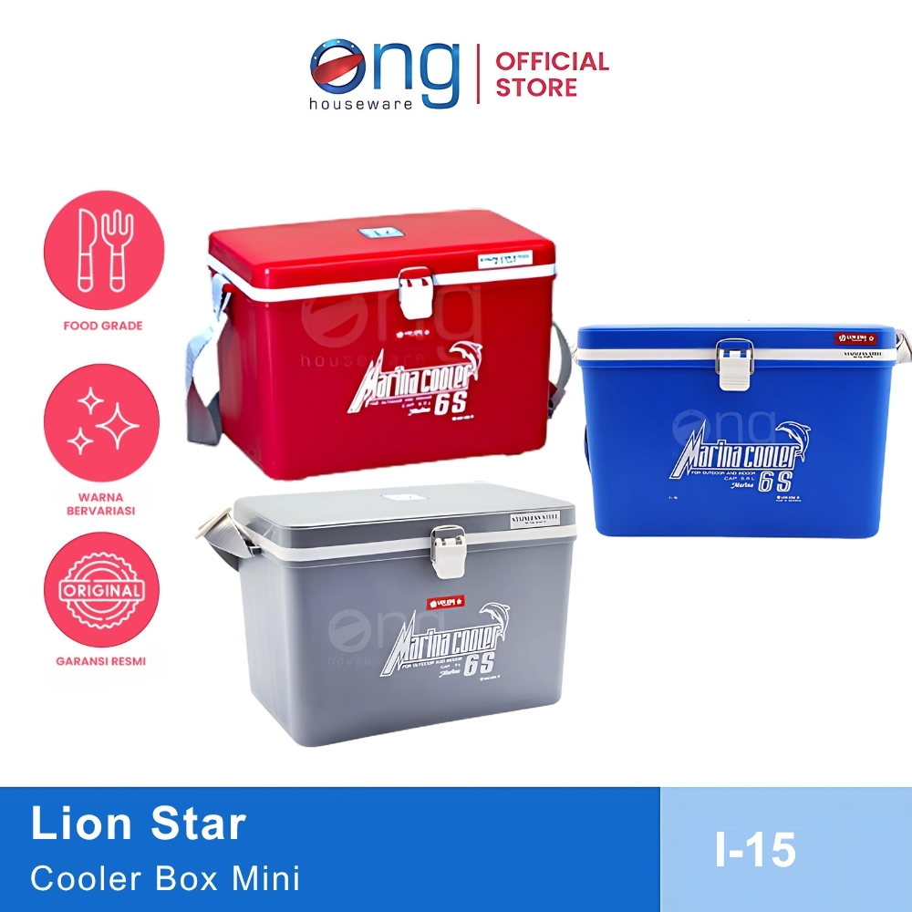 Jual Ong Houseware - Marina Cool Box Cooler Box Kotak Box Es Mini 6S ...