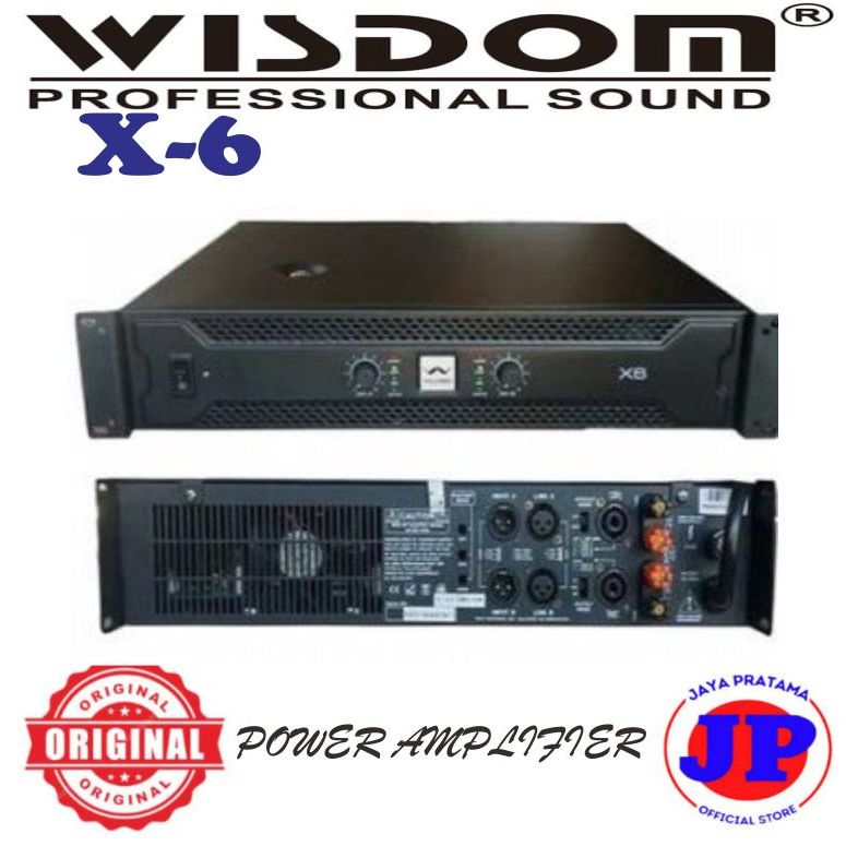Jual Wisdom X6 Power Amplifier Original Garansi Resmi | Shopee Indonesia