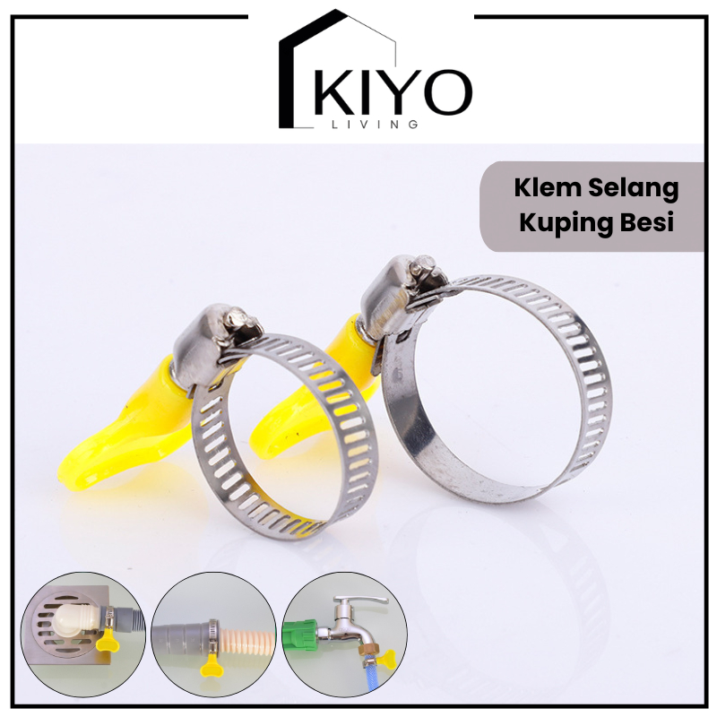 Jual KIYO Klem Selang Kuping Besi / Klem Gas LPG / Air / Klem Gas Anti ...