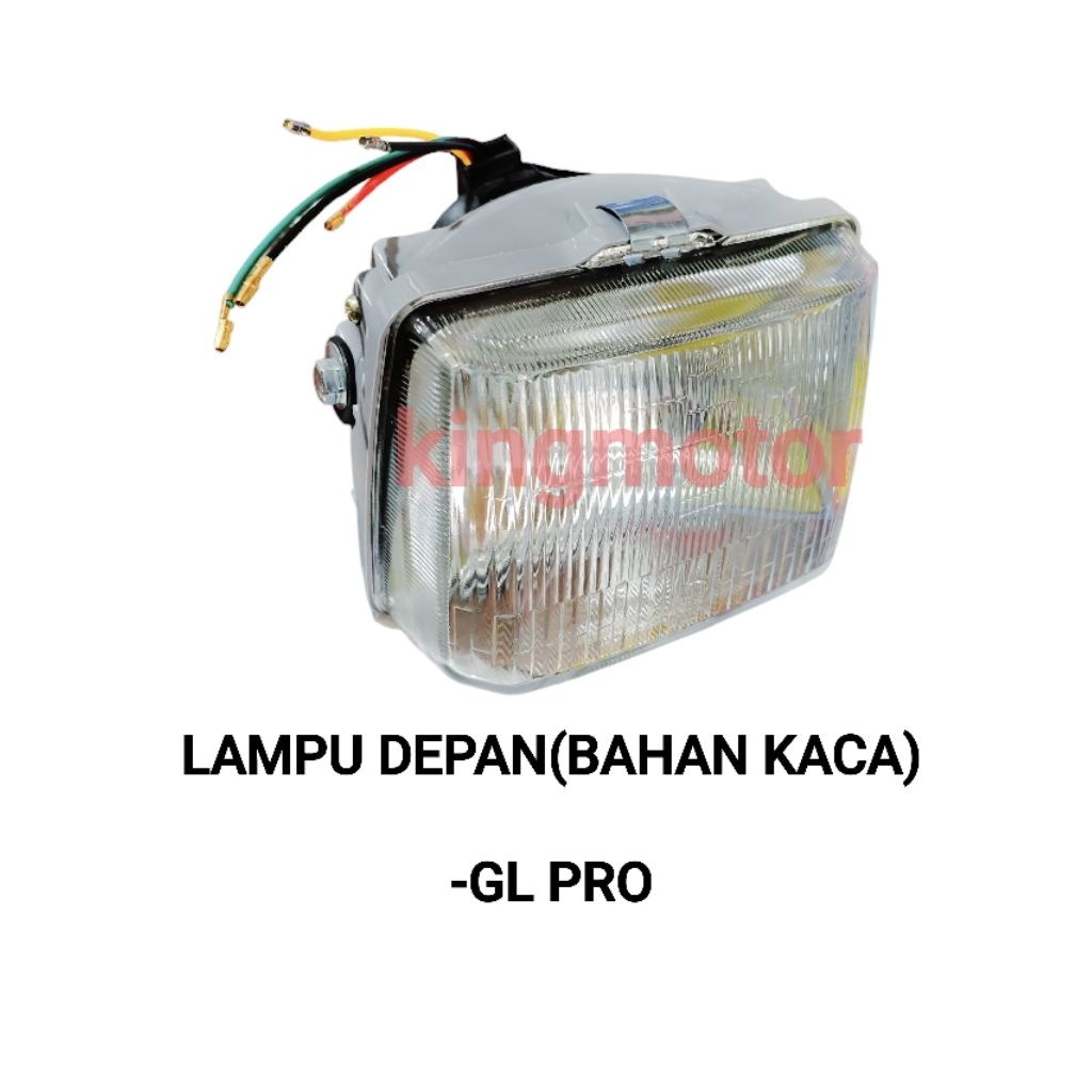 Jual LAMPU DEPAN KOMPLIT (BAHAN KACA) GLPRO GLMAX NEOTECH GL PRO MAX ...