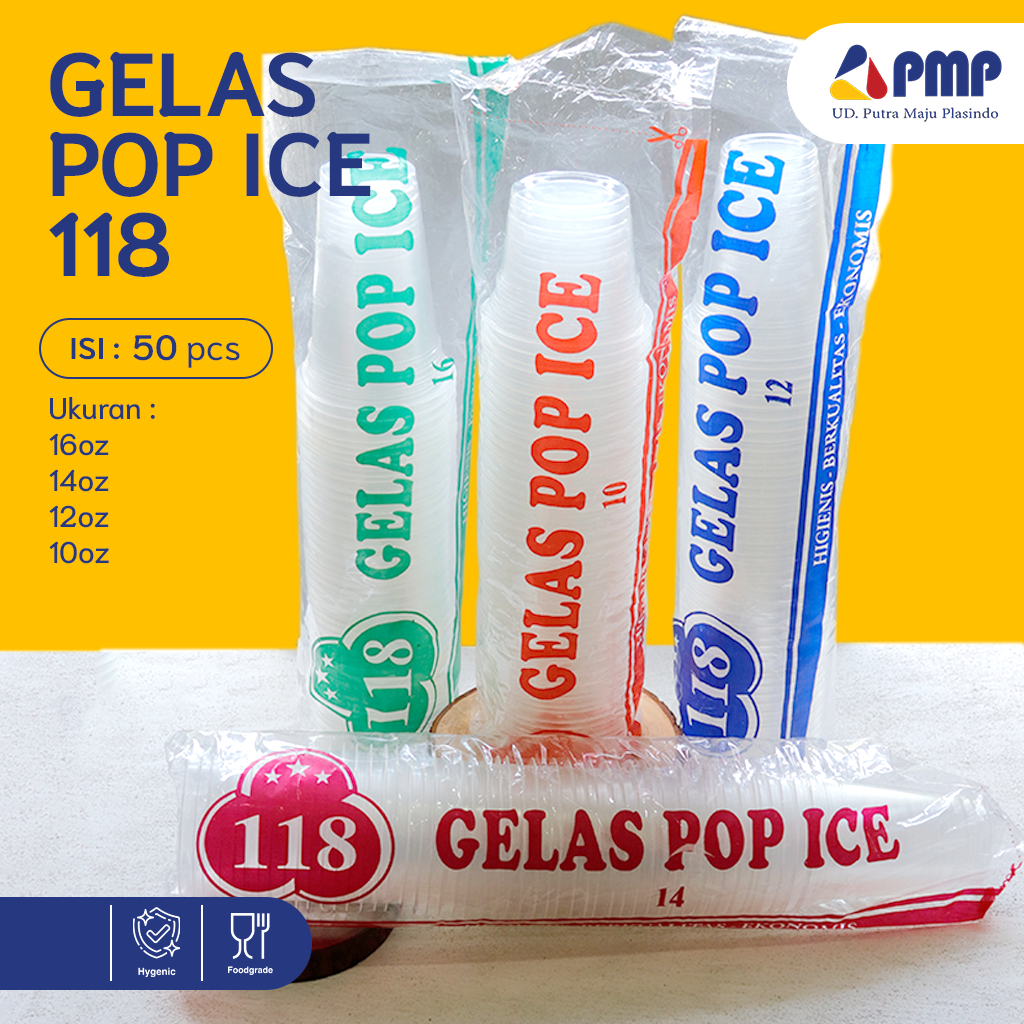 Jual Gelas Plastik (Cup Pop Ice/ Jus/ Boba) UK. 10 OZ/12 OZ/14 OZ/16 OZ ...
