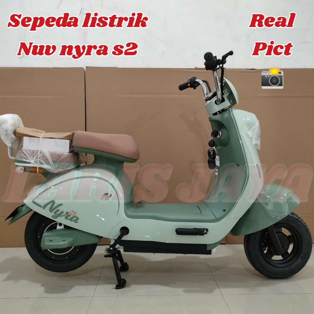 Jual SEPEDA LISTRIK PMB NUV NYRA S2 E BIKE NYRA PMB NUV S2 850 WATT MODEL TERBARU | Shopee Indonesia