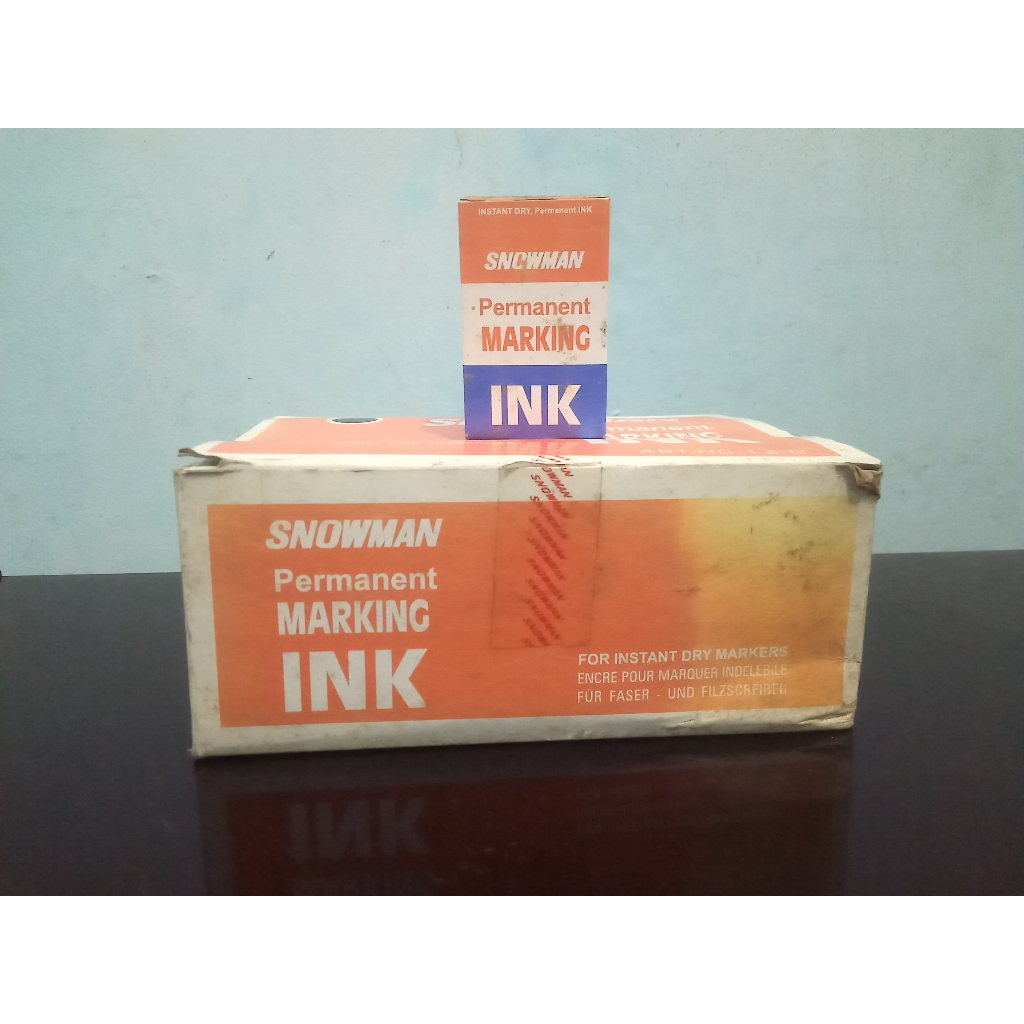 Jual [1 biji] Snowman Permanent Marking Ink | Shopee Indonesia