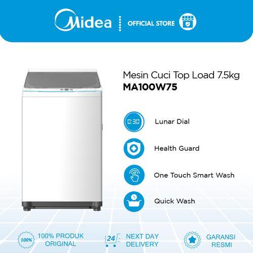 Jual MIDEA TOP LOAD WASHING MACHINE 7.5KG -MA100W75 - ONR TOUCH SMART ...