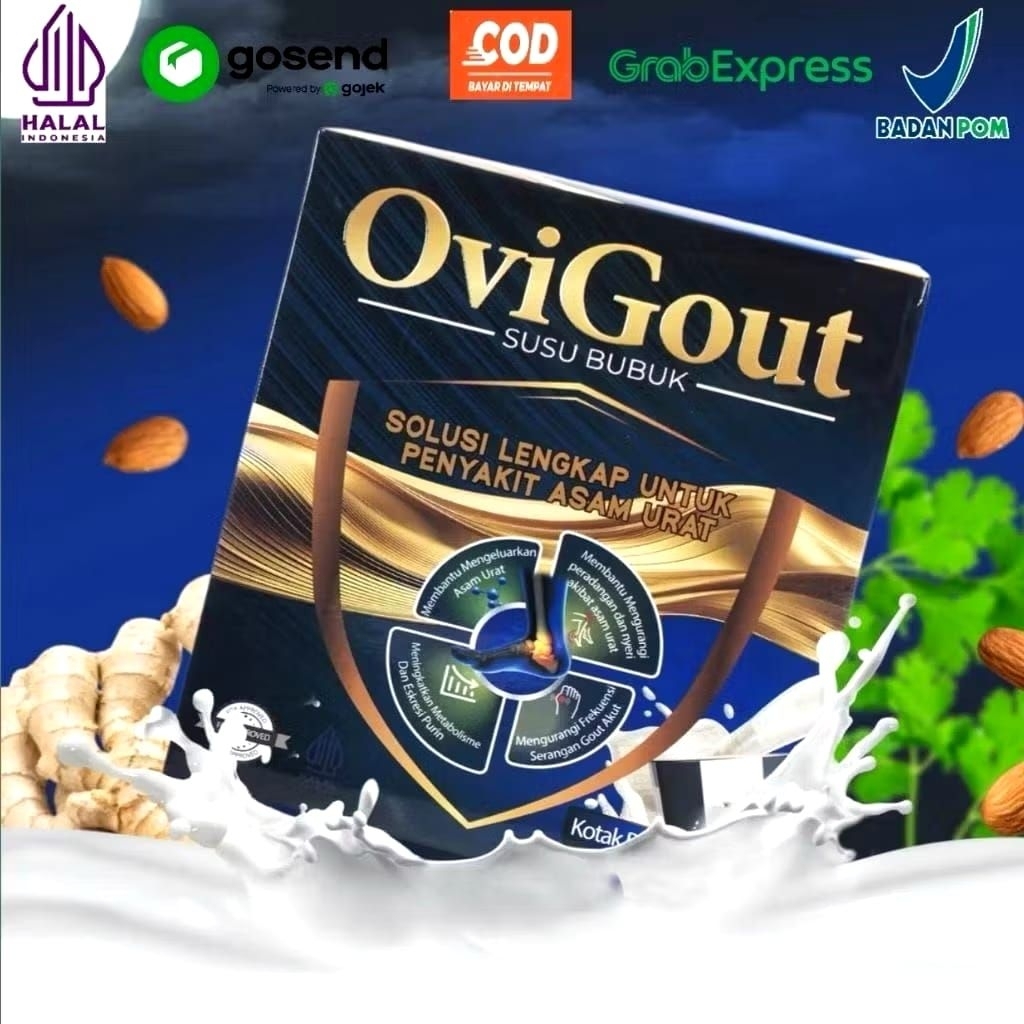 Jual OVIGOUT MILK SUSU ASLI ORIGINAL OBAT ASAM URAT NYERI SENDI ...