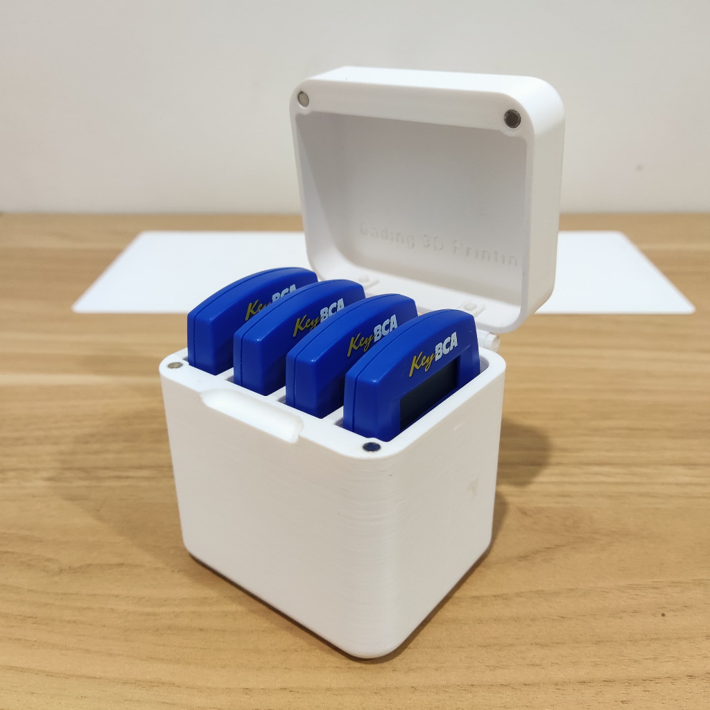 Jual [Custom] Magnetic Key BCA Case , box tempat token bank KeyBCA ...