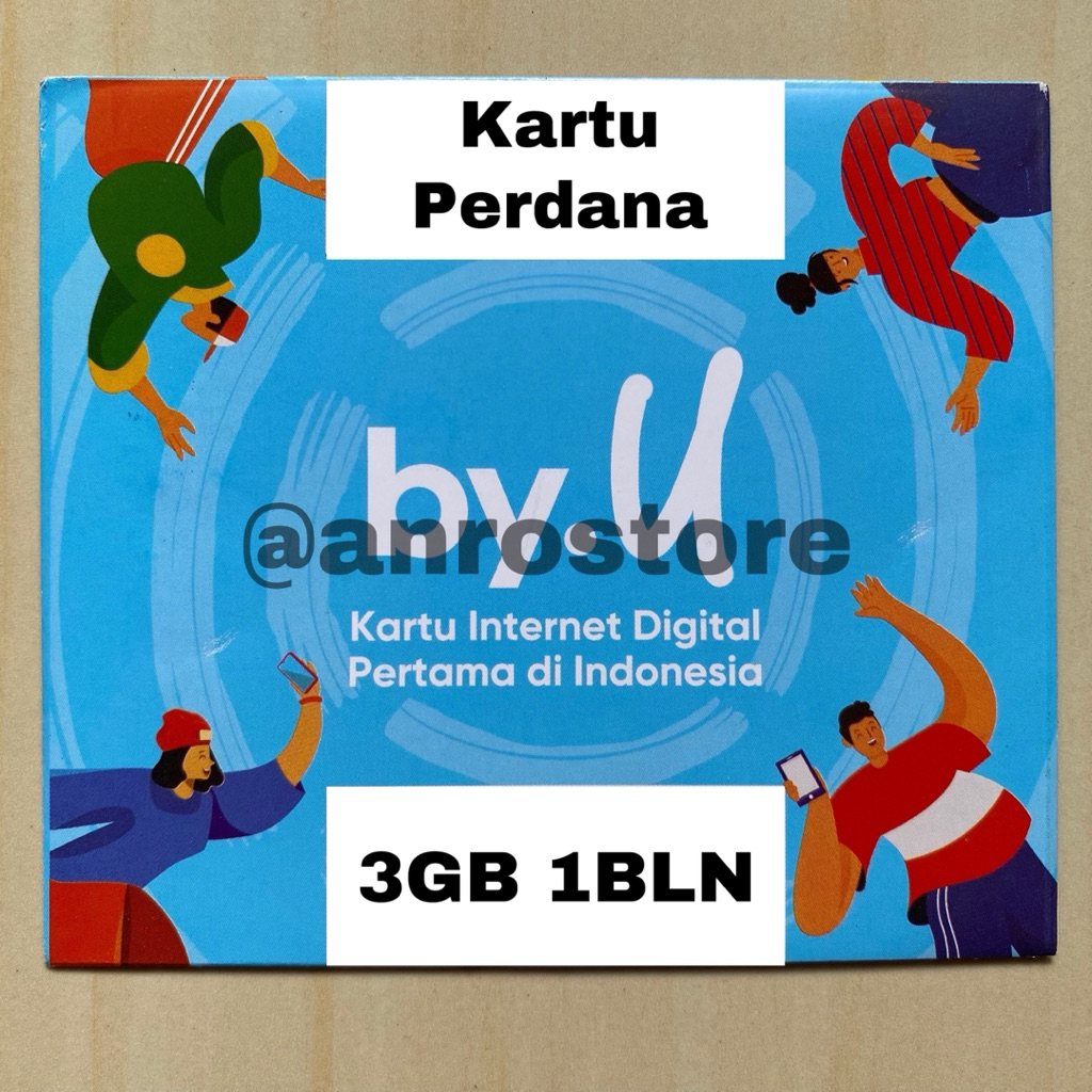 Jual Kartu Perdana Internet by.U dengan Kuota 3GB untuk 1 Bulan ...