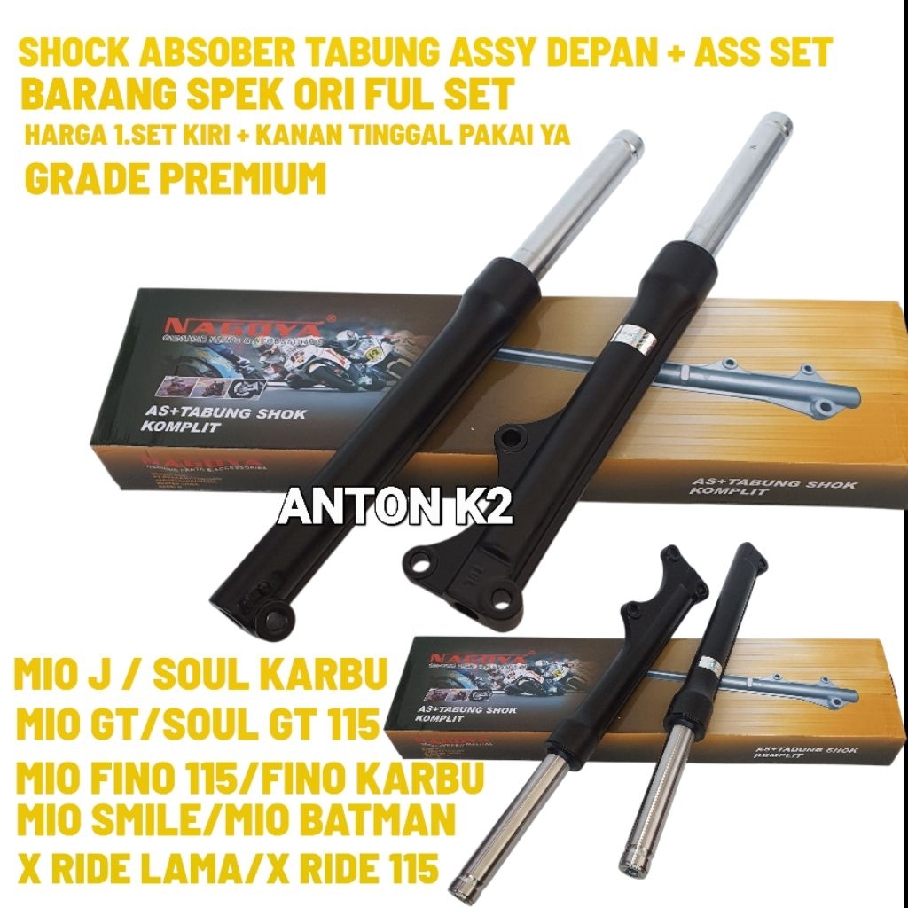 Jual SHOCK DEPAN/ASS SHOCK TABUNG DEPAN STANDAR ORI MOTOR MIO BATMAN ...