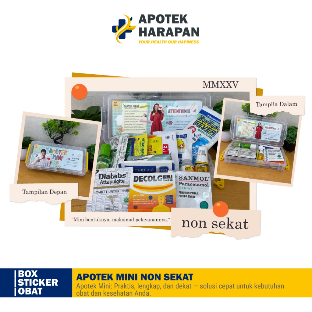 Jual CUSTOM DESAIN APOTIK MINI REQUEST DESIGN APOTEK MINI BOX STICKER ...