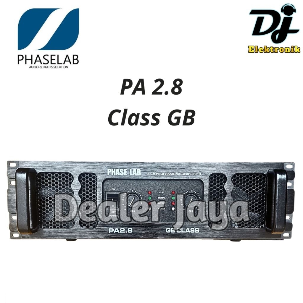 Jual Power Amplifier Phaselab PA 2.8 / PA2.8 - 2 channel Class GB ...