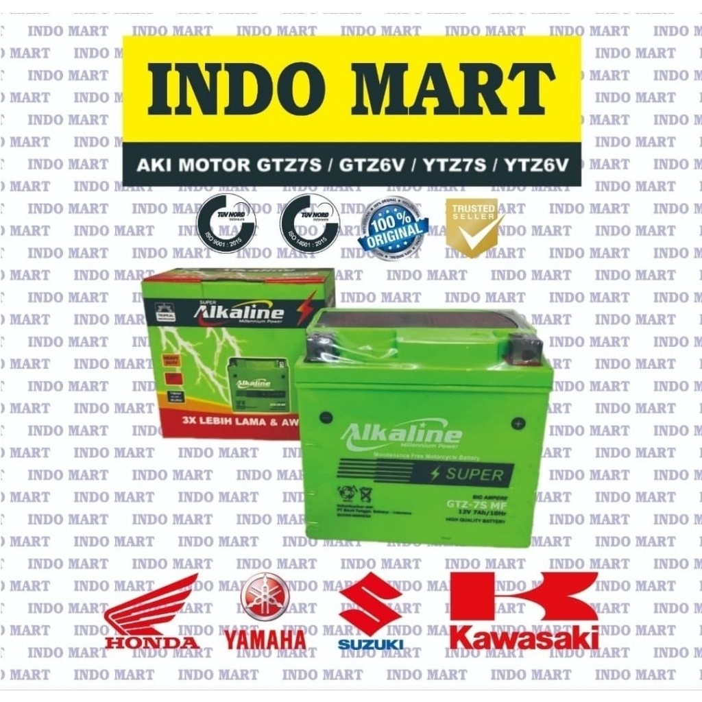 Jual Aki Kering Motor Gel GTZ7S HONDA Beat ISS Scoopy ISS CBR 150R ...