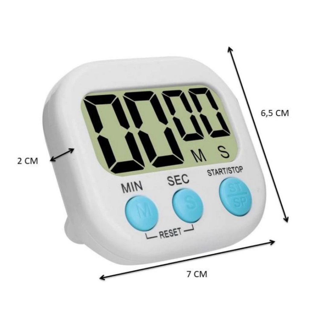 Jual Musatoys Digital Kitchen LCD Timer Stopwatch Stop Watch JS-118 ...