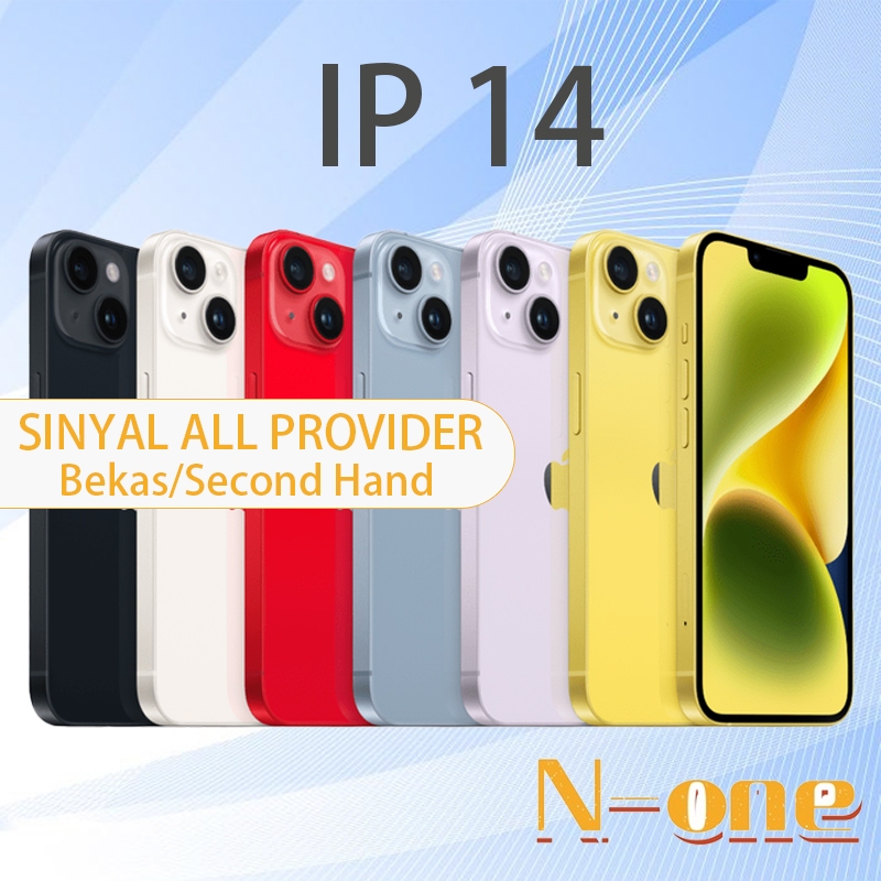 Jual IP 14 256GB/128GB SECOND HAND GOOD CONDITIONS FULLSET MULUS BH 95+ | Shopee Indonesia