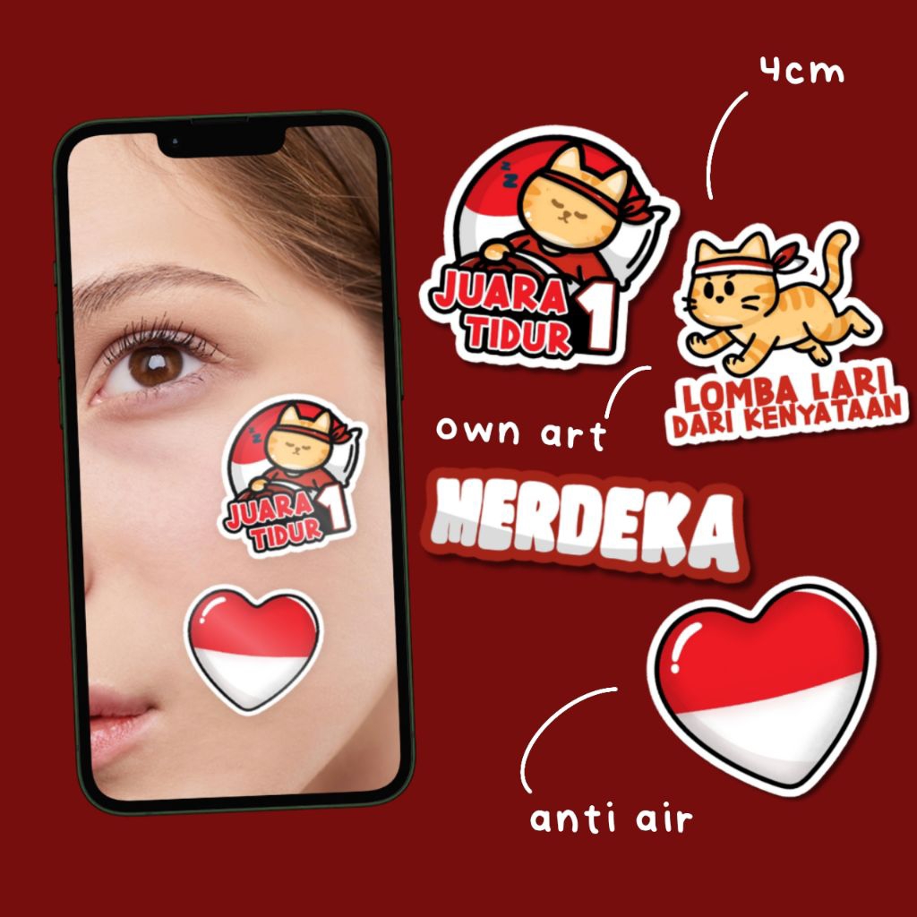 Jual Sticker Tema 17 Agustus | Shopee Indonesia