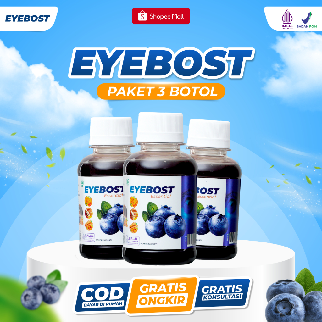 Jual Eyebost – Madu Herbal Vitamin Mata Paket 3 Botol 160gr | Shopee ...