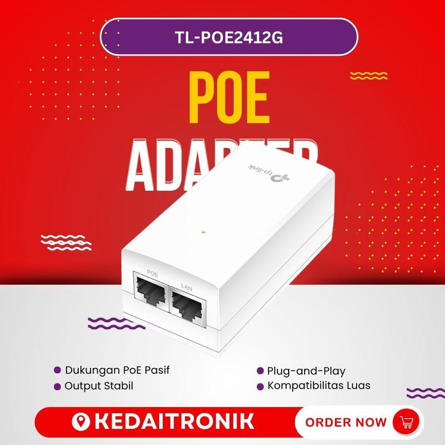 Jual TP-Link TL-POE2412G Gigabit 12W Passive PoE Adapter | Shopee Indonesia