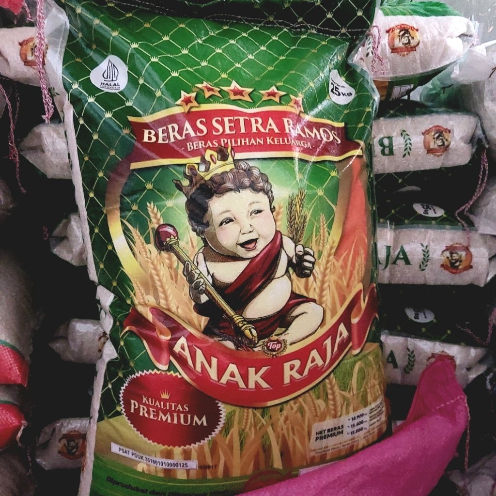 Jual BERAS CAP ANAK RAJA/JANECOO/MENTARI/LAHAP 25kg INSTANT | Shopee ...