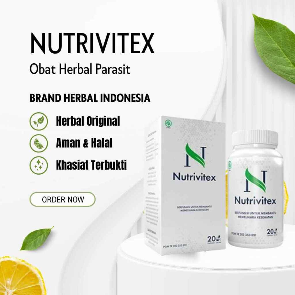 Jual Nutrivitex Asli Original Obat Herbal AmpuhMembunuh Parasit Dan ...